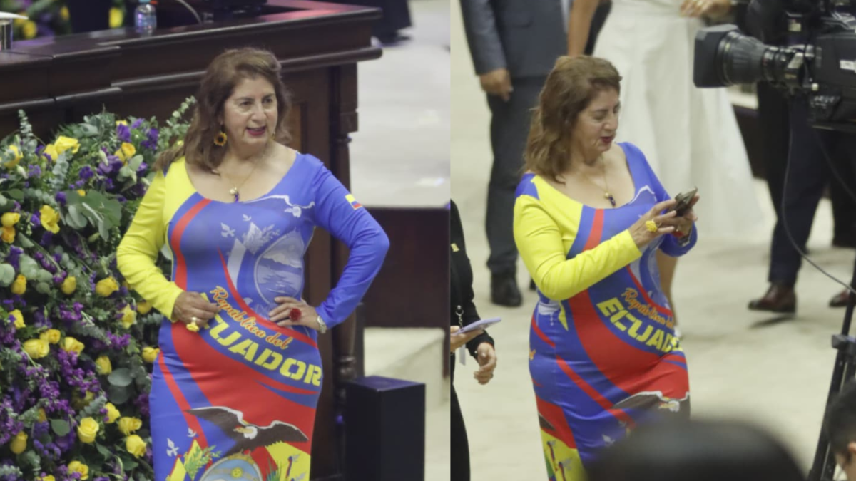 Informe a la Nación: ¿Quién era la mujer que llegó vestida con la ...