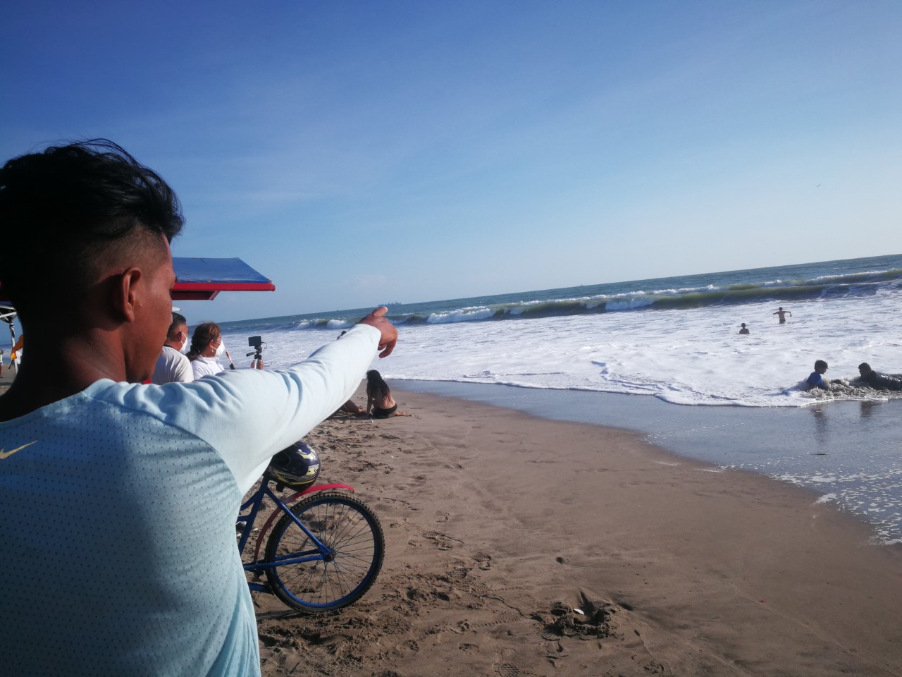 Un salvavidas criollo en General Villamil