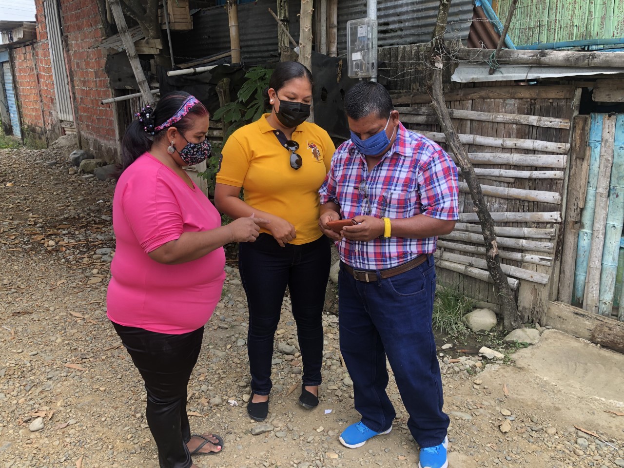 Lo atraparon en medio de un festejo