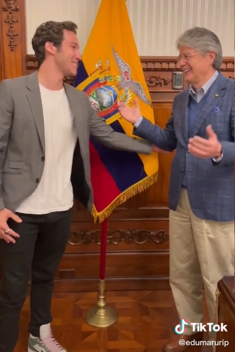 ¡Le dan palo a Lasso por su último TikTok con Edu Maruri!