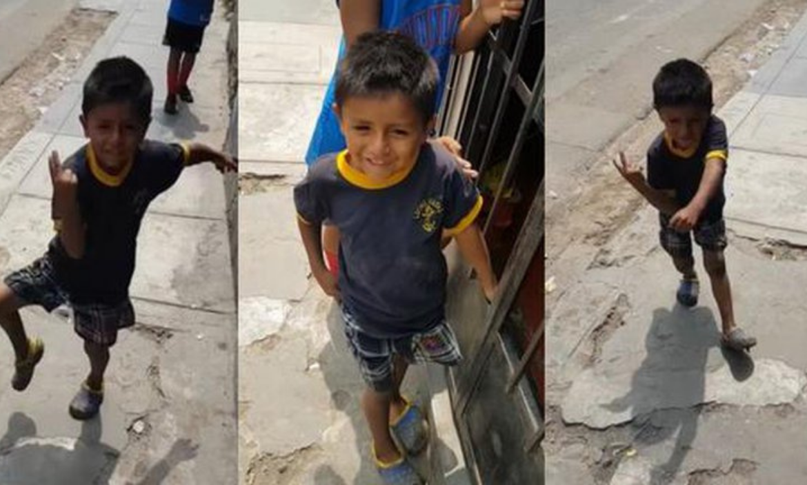 'Tilín', el niño que se hizo viral por su peculiar baile, es peruano