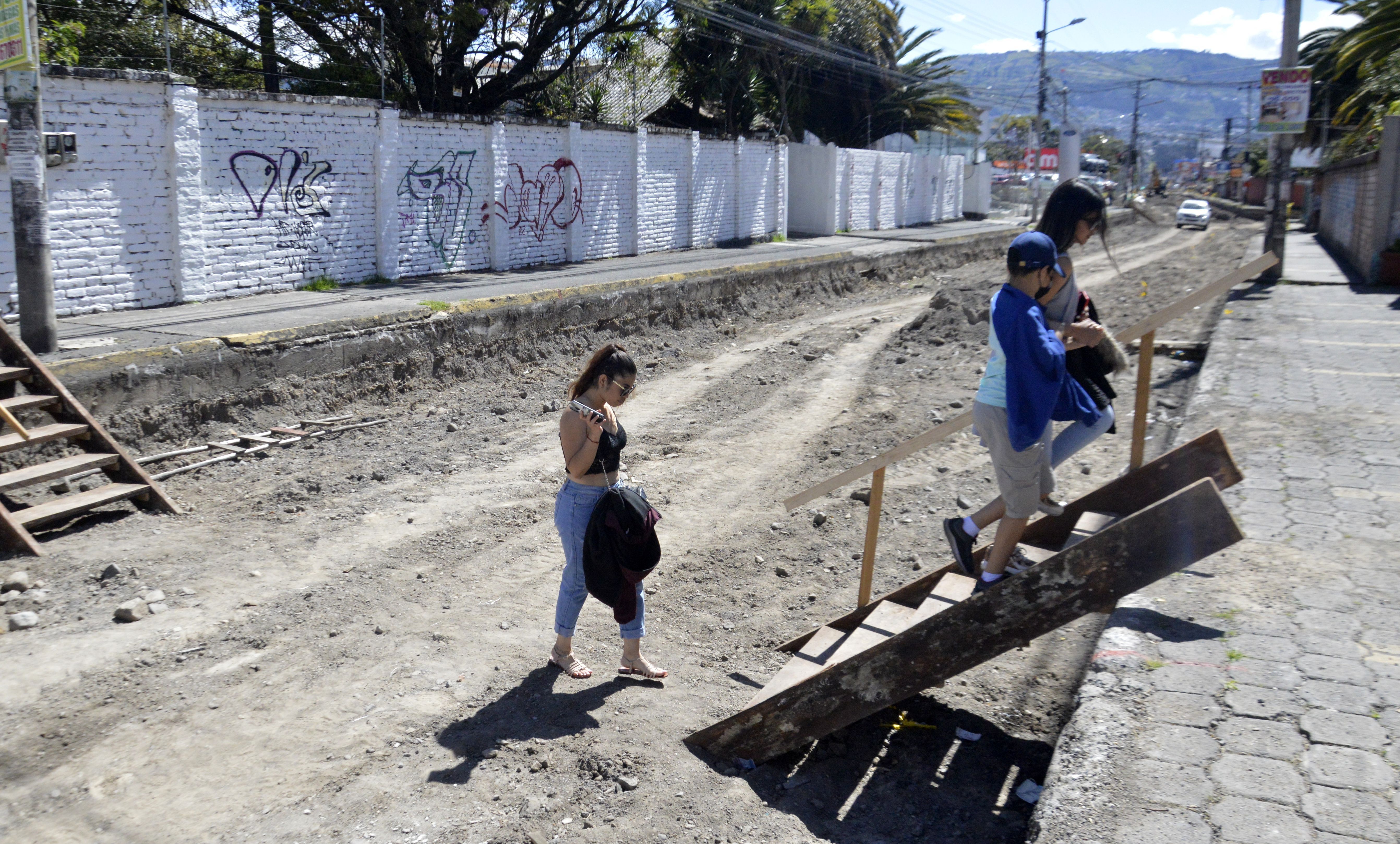 Negocios golpeados por las obras en la Avenida General Rumiñahui