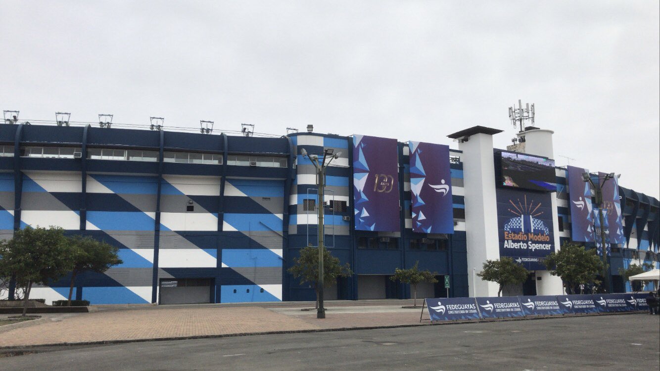 Estadio Modelo Alberto Spencer luce nueva fachada