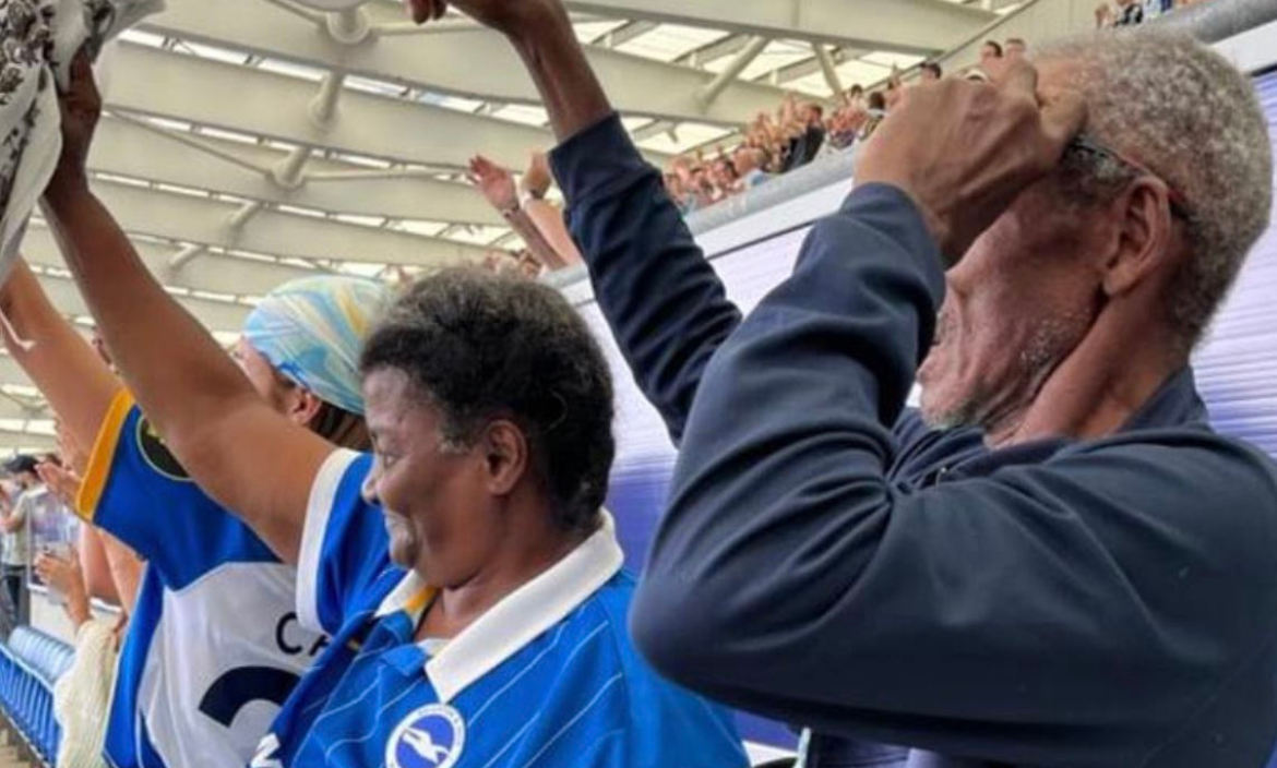 Moisés Caicedo le dedicó su gol con el Brighton a sus padres que ...