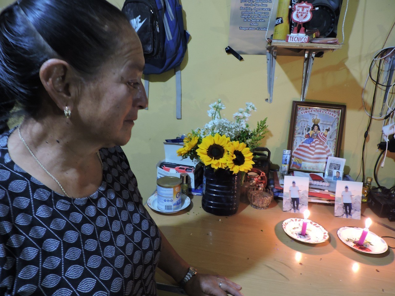 Tungurahua: Reza para que su hijo vuelva