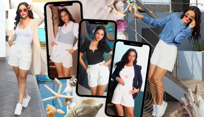 Un short blanco y cinco looks