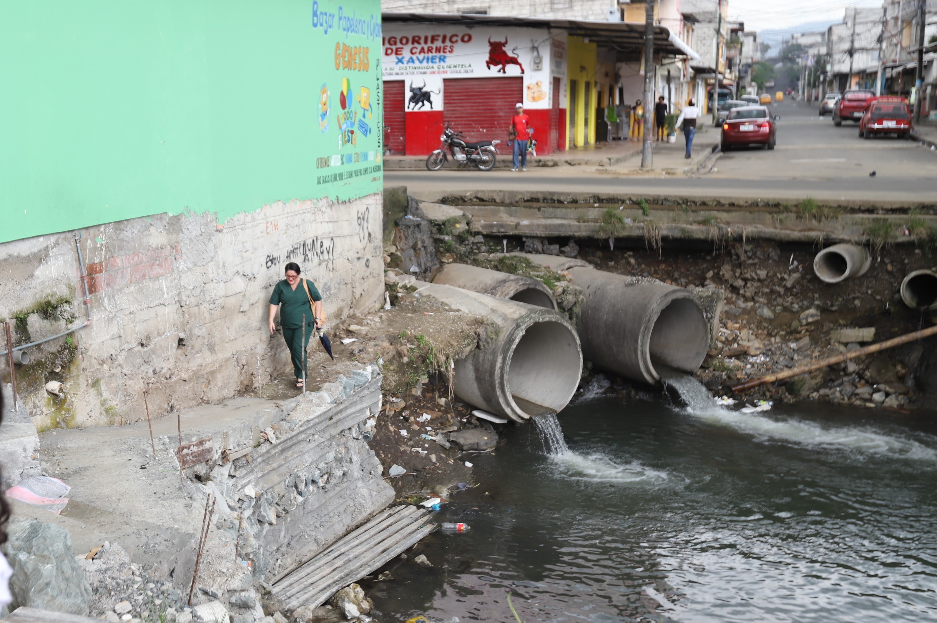 Guayaquil: en el bloque 4 de El Fortín, lugar donde fue arrastrado un ...