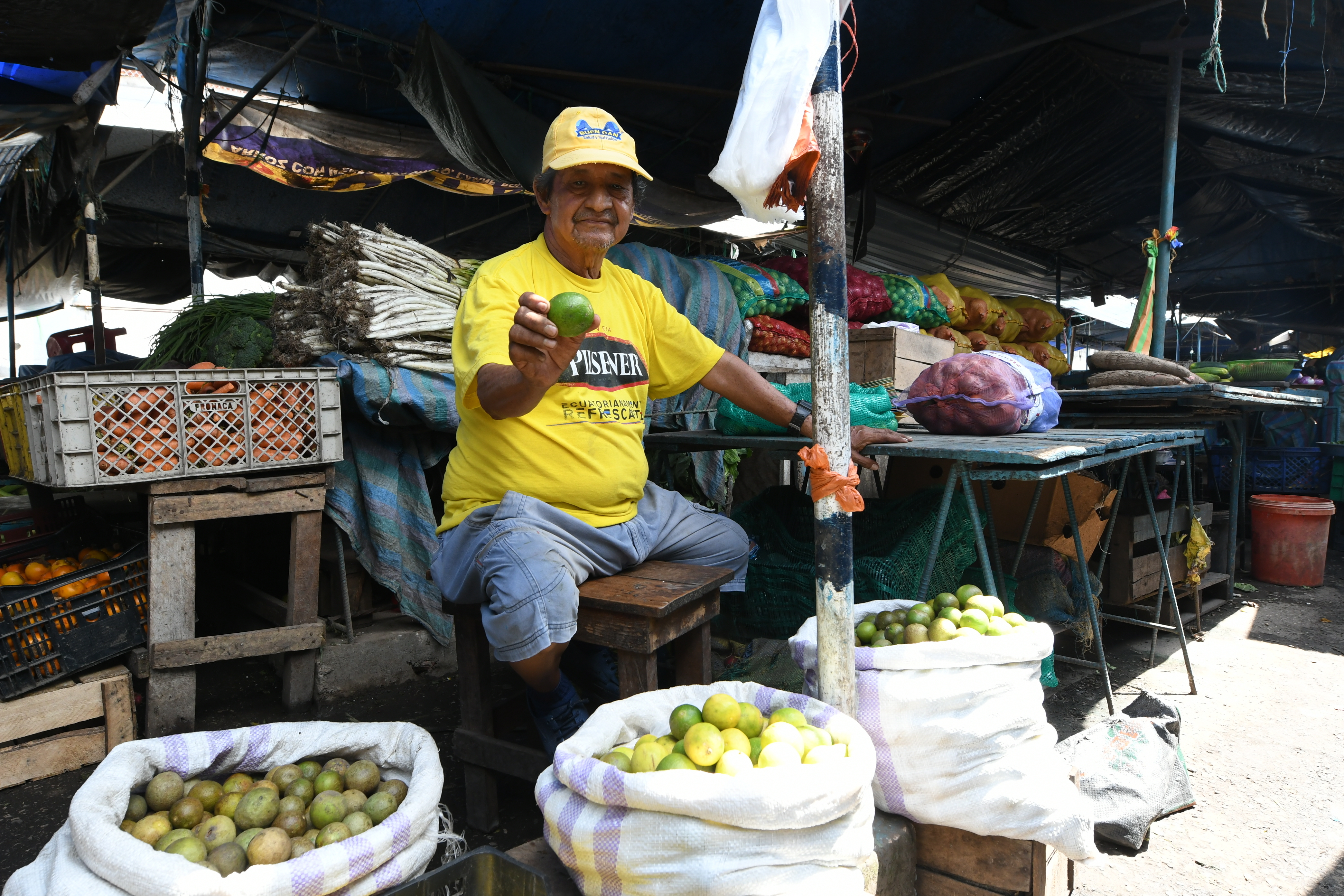 Guayaquil: Ángel Salas, el caserito del Mercado Gómez Rendón