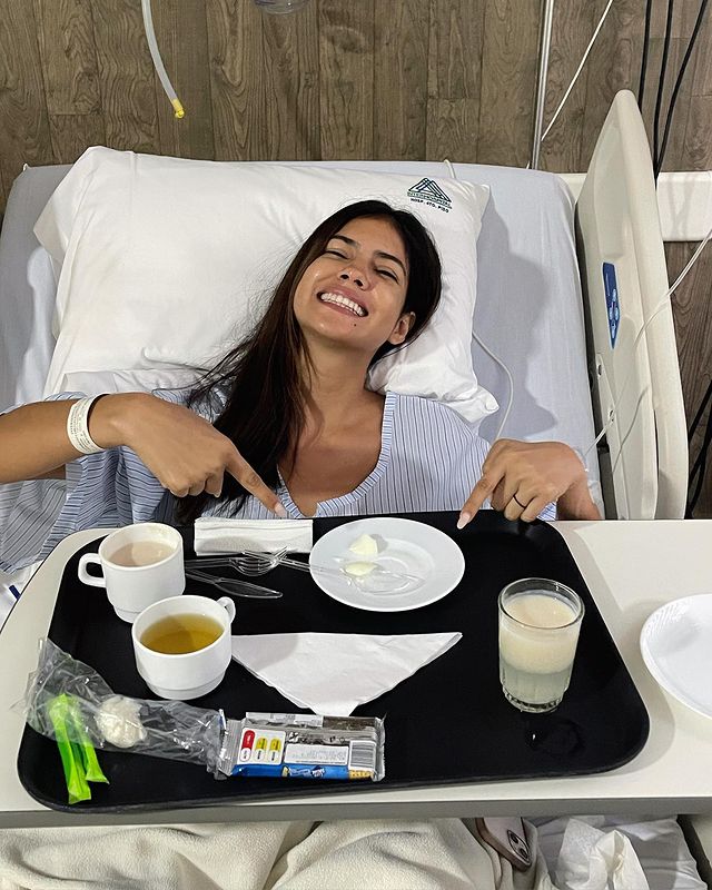 Pamela Sambrano, tras la operación de apéndice: “Me siento como apuñalada”