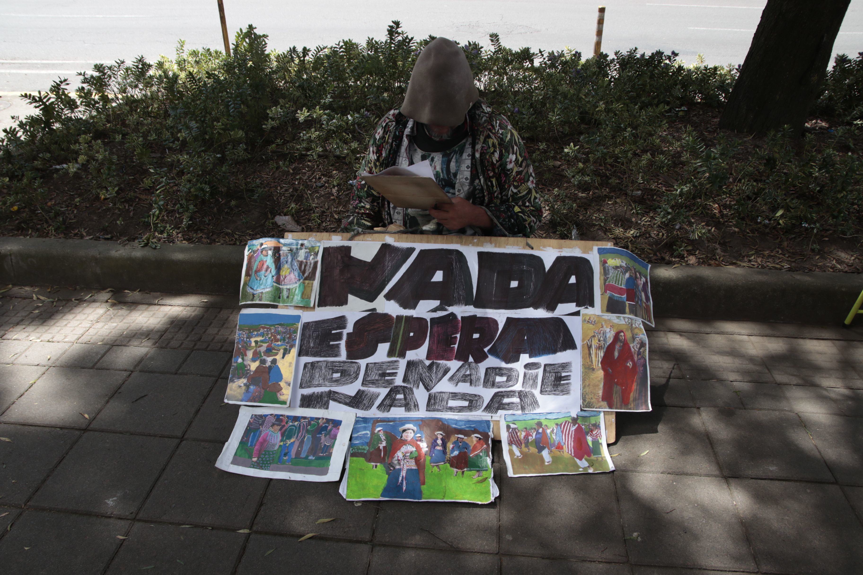 Quito: El artista conocido como el 'pincel' de Dios