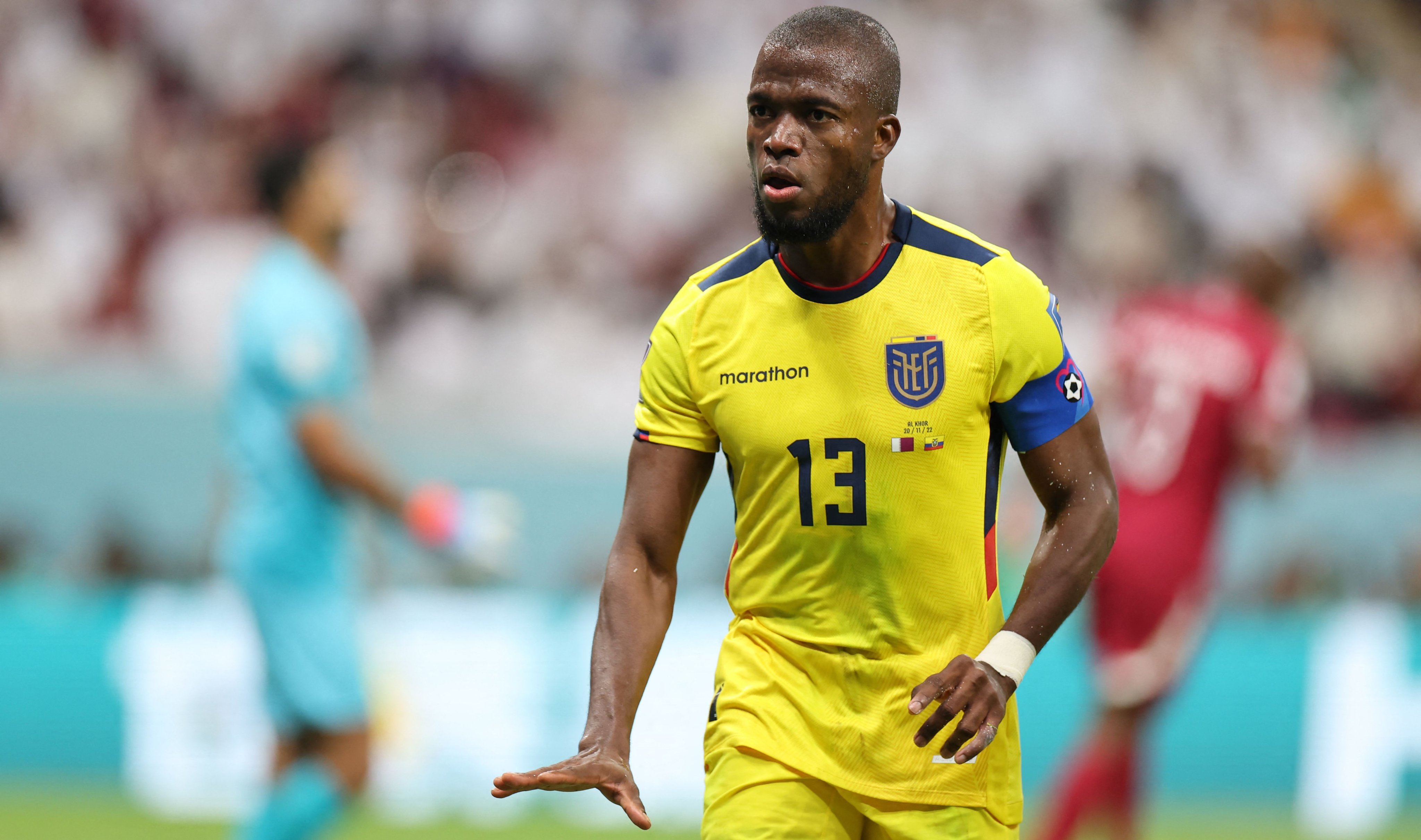 Enner Valencia recibe la primera tarjeta roja de la Copa América 2024