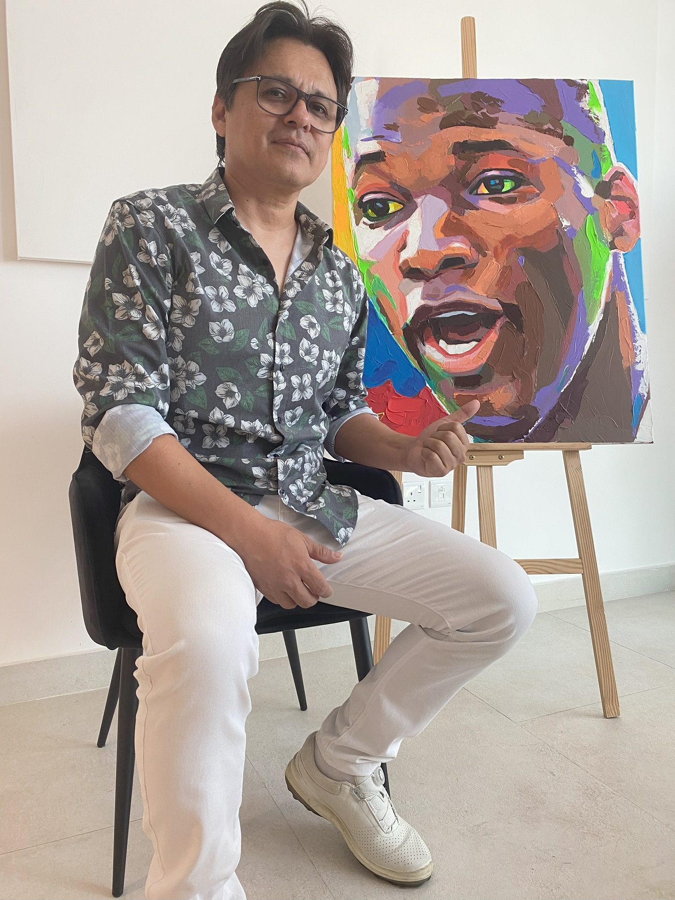 Arte de Ecuador en Dubái con Coco Valdez