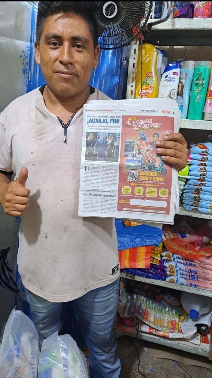 El Ruletón Millonario de EXTRA: Ya ganó dos veces y ahora va por la moto