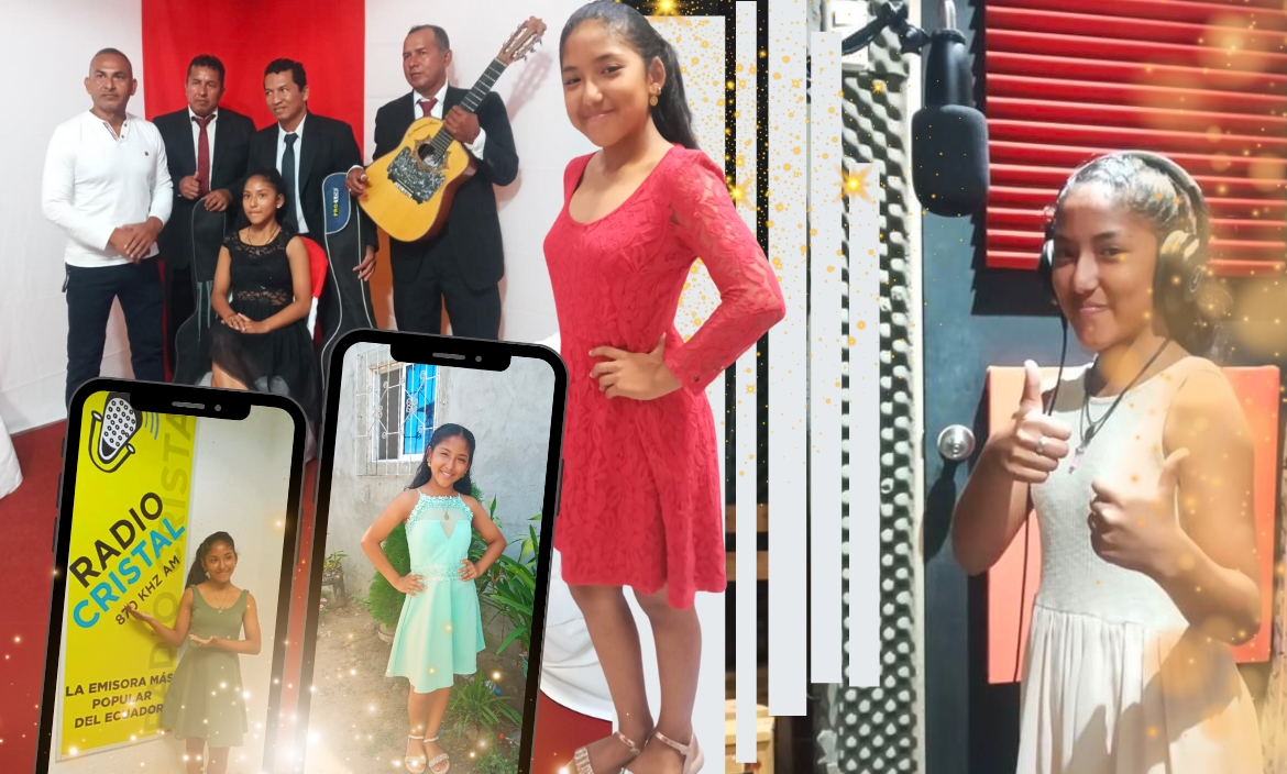 Bianca de 12 años sorprende cantando música de rocola como profesional