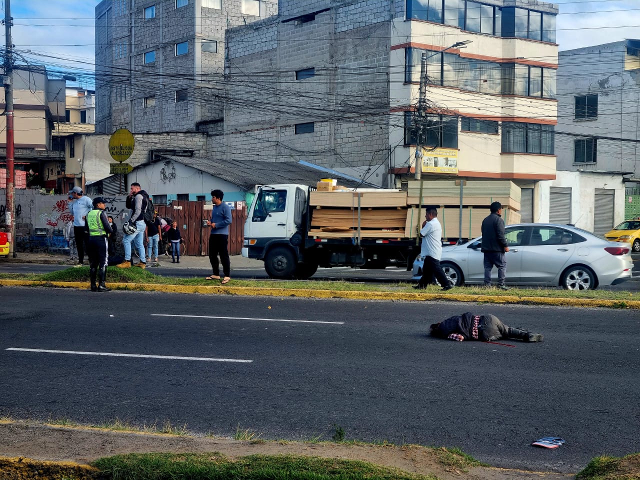 Calderón: Hombre murió arrollado por una motocicleta / Noticias Quito