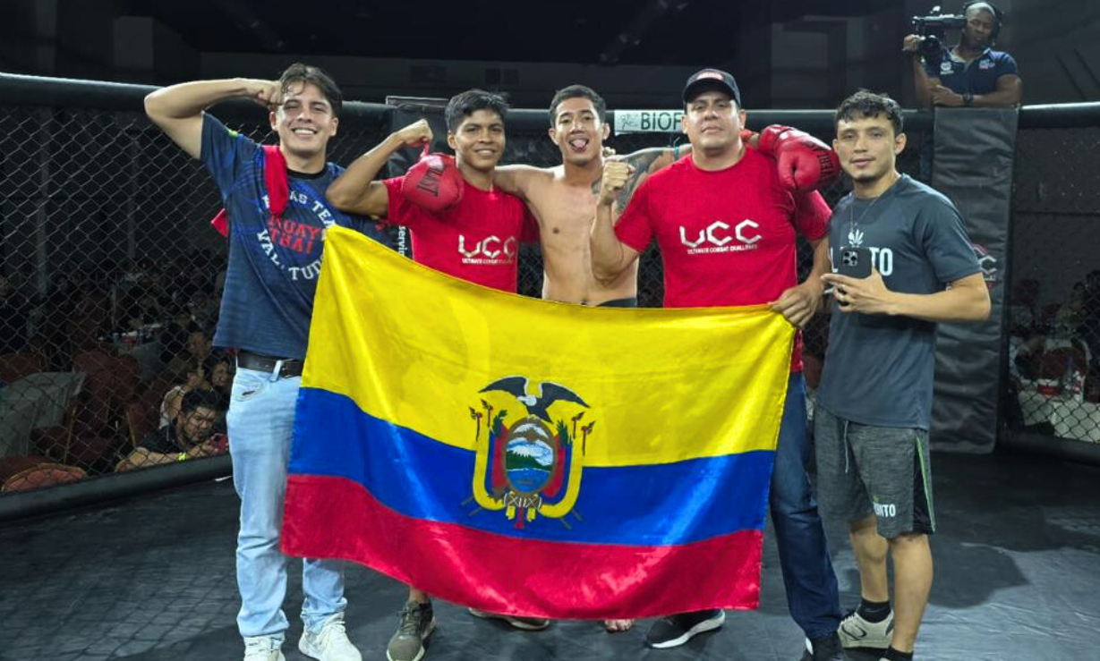 Ecuatorianos brillaron en el evento de artes marciales UCC 68 en Panamá