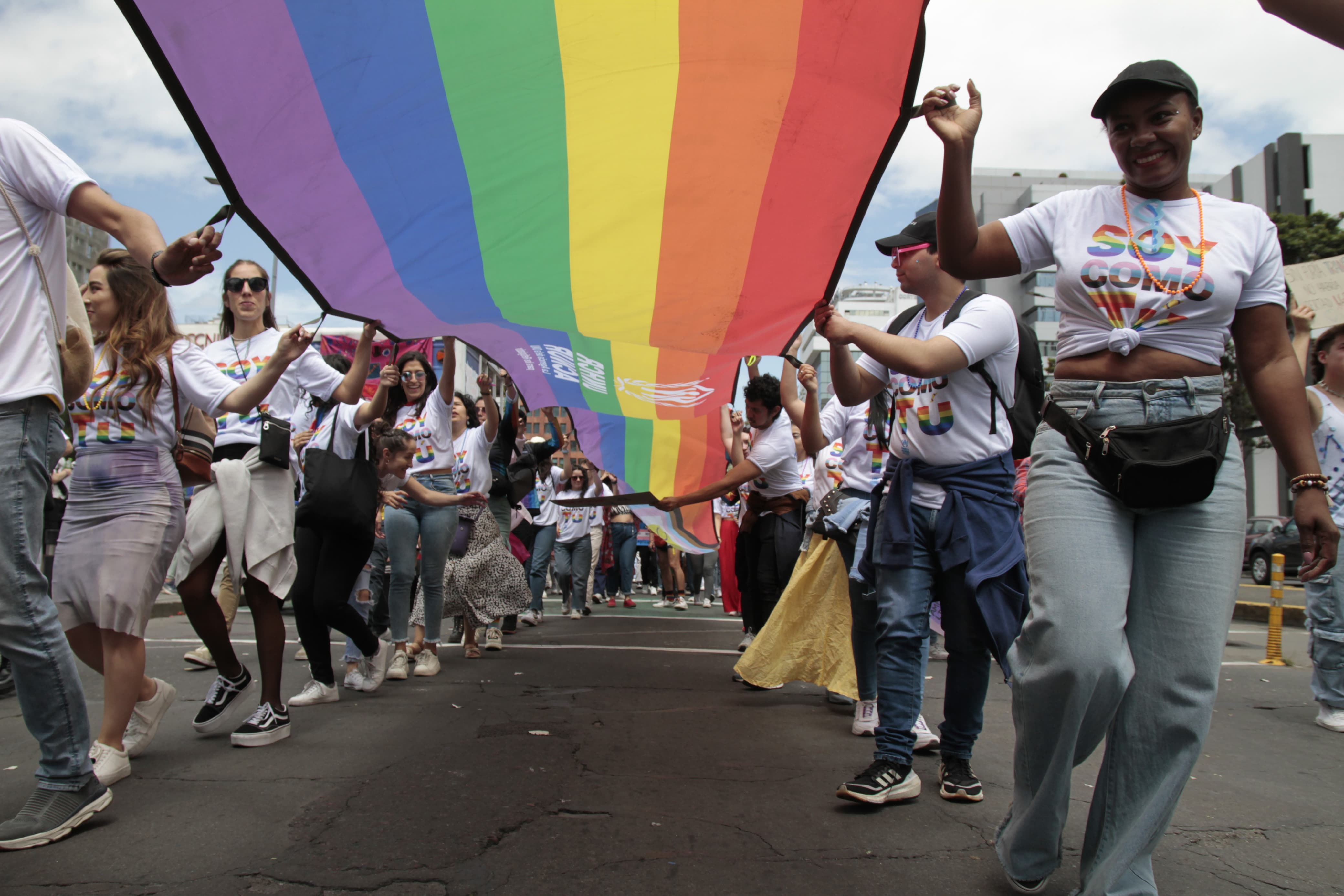 Marcha del Orgullo LGBTI se toma el norte de Quito