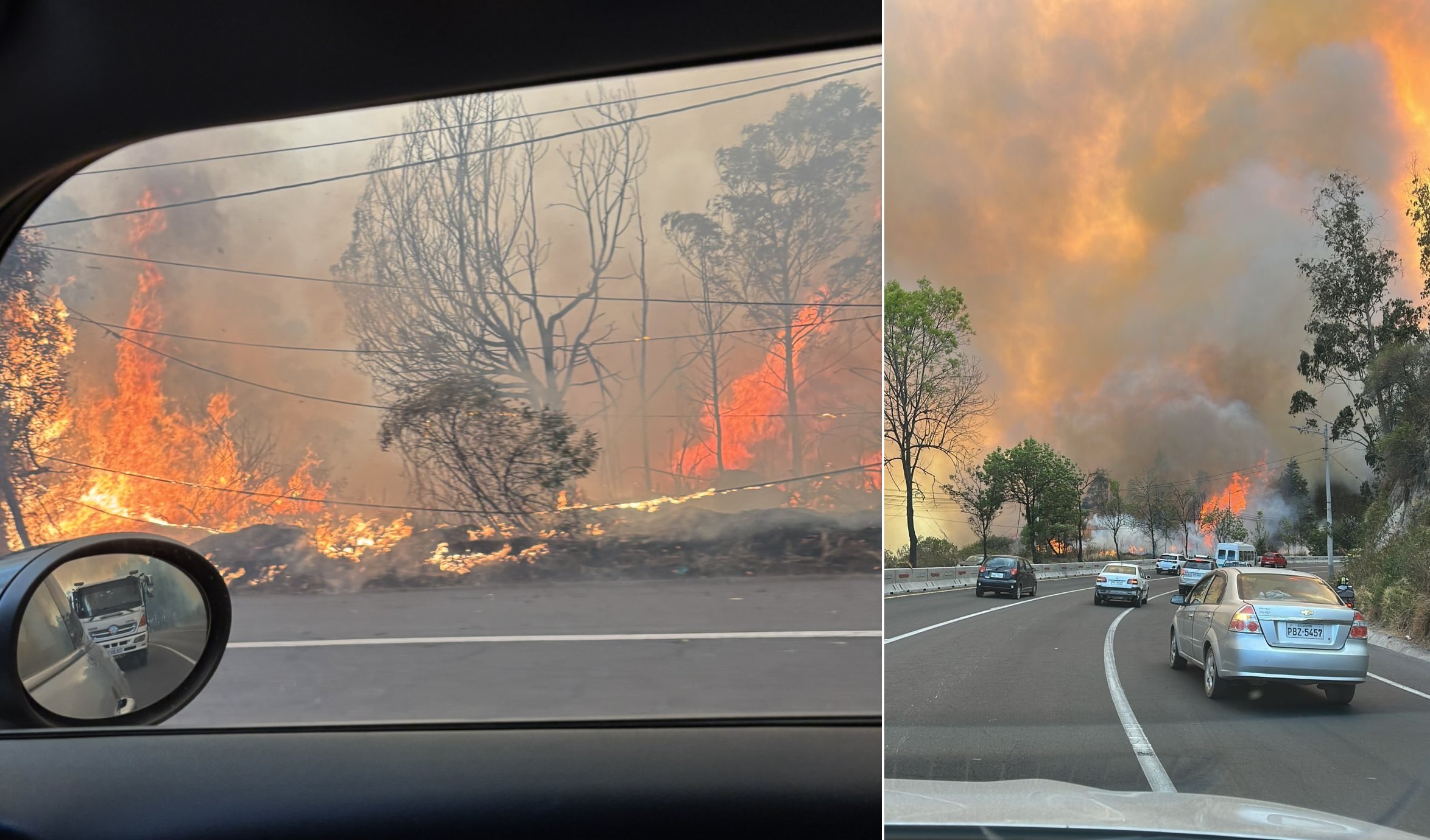 Incendio avenida Simón Bolívar: impactantes imágenes del incendio de ...