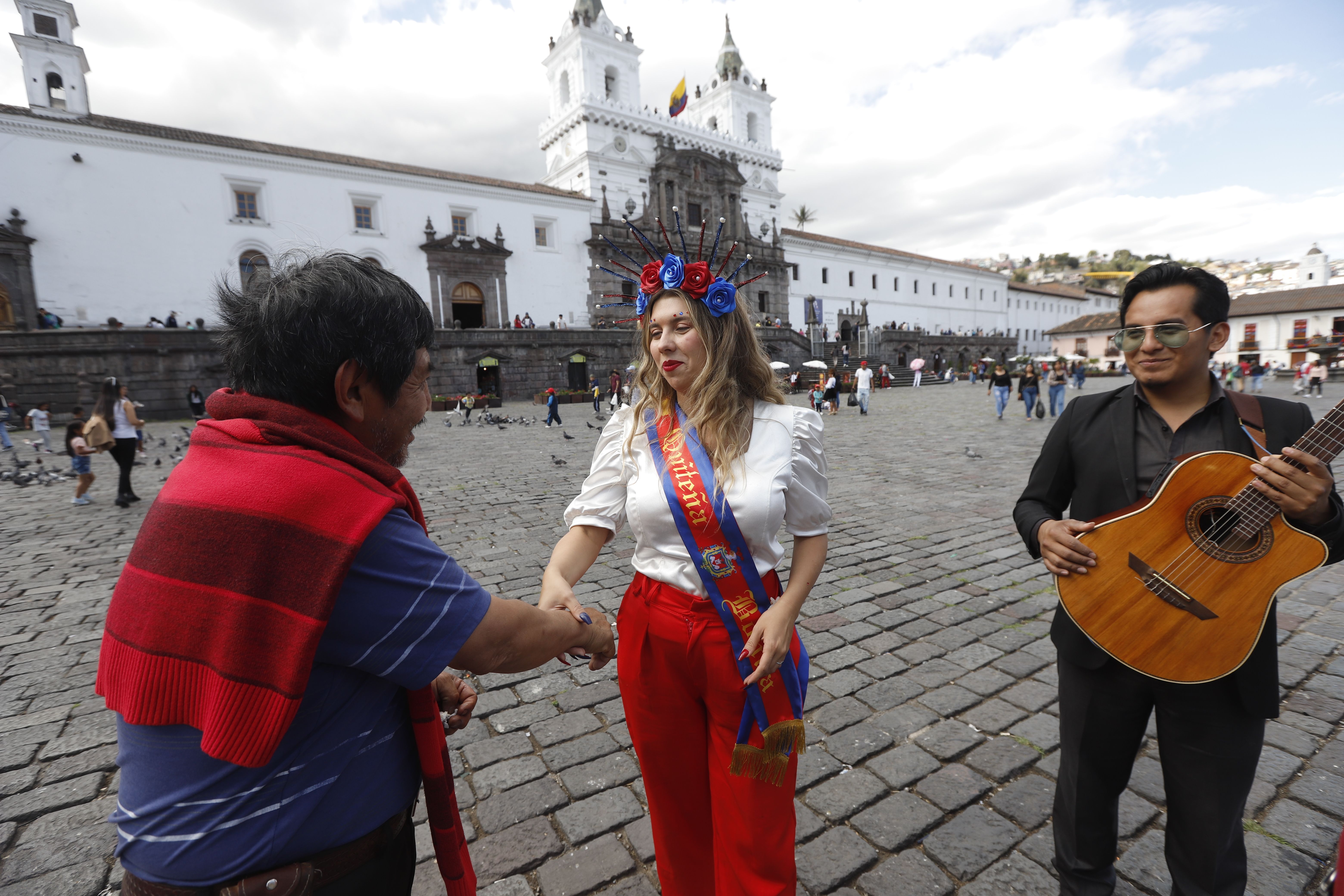 Fiestas de Quito: La historia de la rusa enamorada de la Carita de Dios