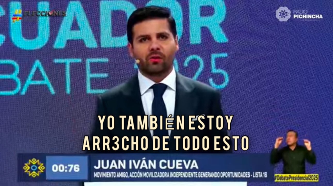 Debate Presidencial Ecuador Los Mejores Memes De Los Candidatos Y Sus
