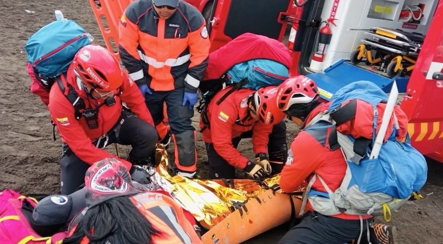 Avalancha en el Cotopaxi: 30 personas están atrapadas