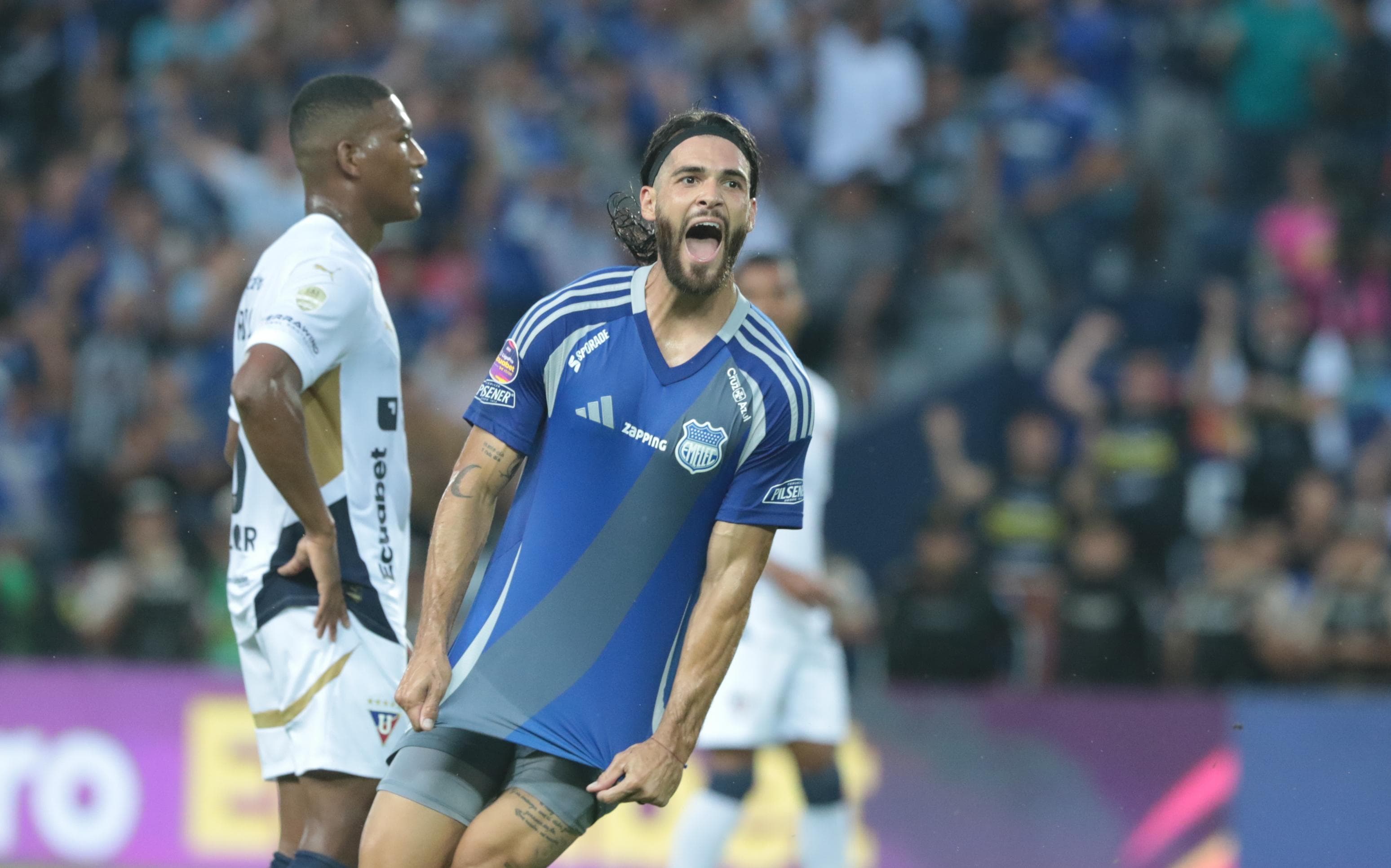 Castelli devuelve la esperanza a Emelec con un gol de victoria ante ...