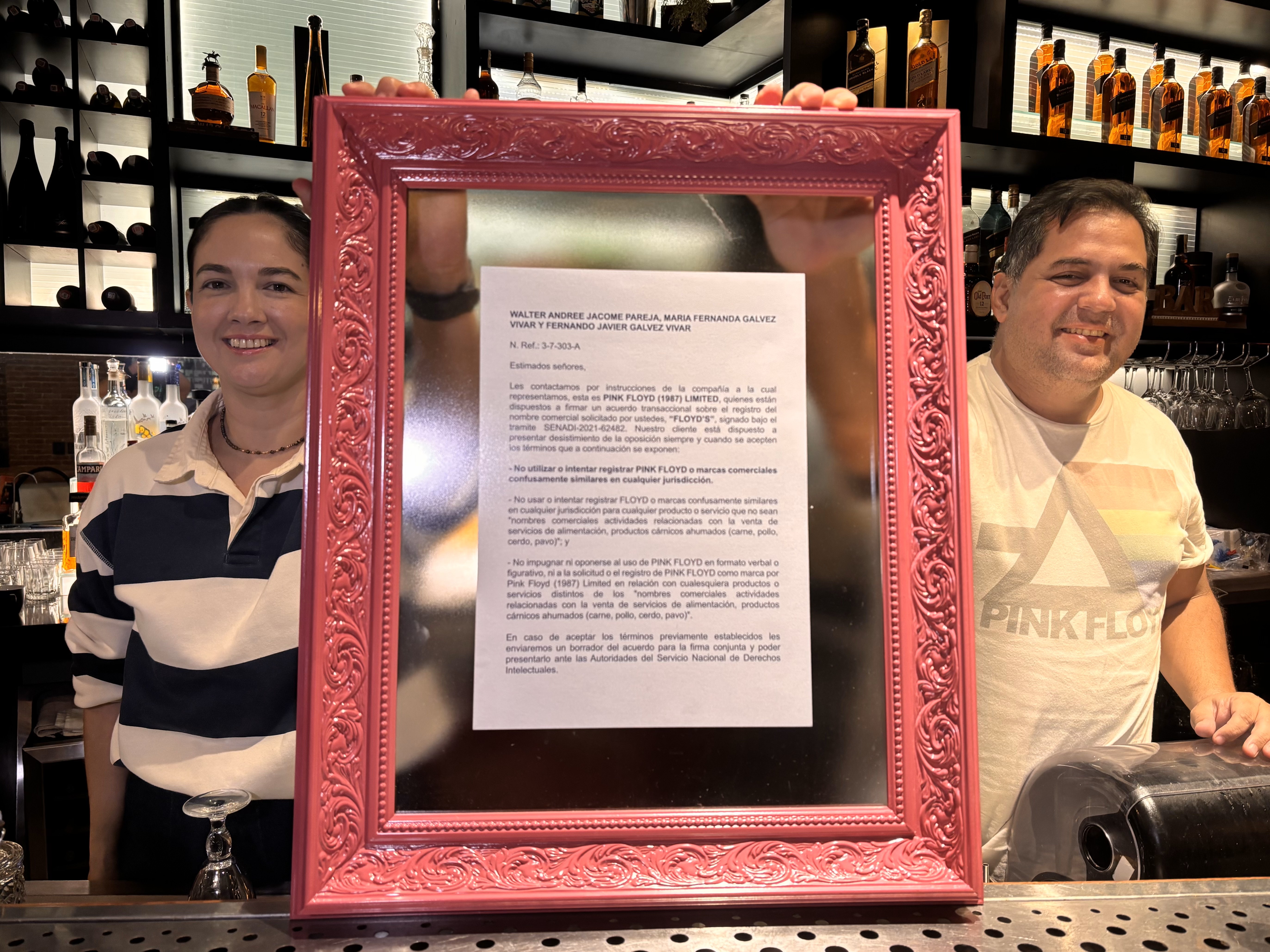 La historia tras la demanda de Pink Floyd a un bar de Samborondón