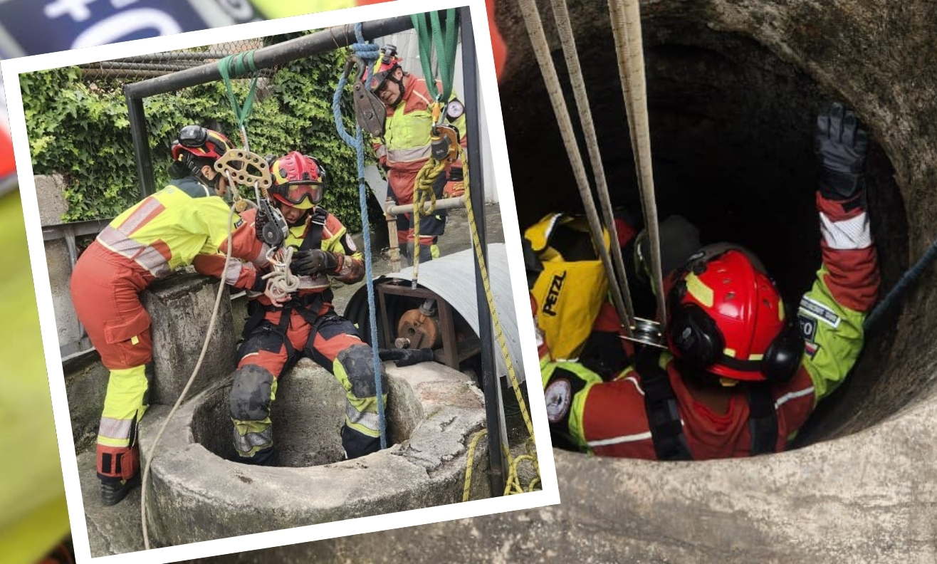 Milagro en Quito: Bomberos rescatan a un adulto mayor que cayó en pozo ...