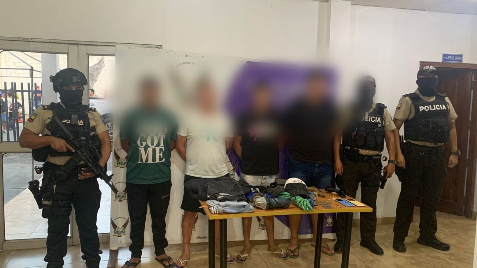 Guayas: 4 detenidos con armas y vínculos con el GAO Los Lobos en Balzar