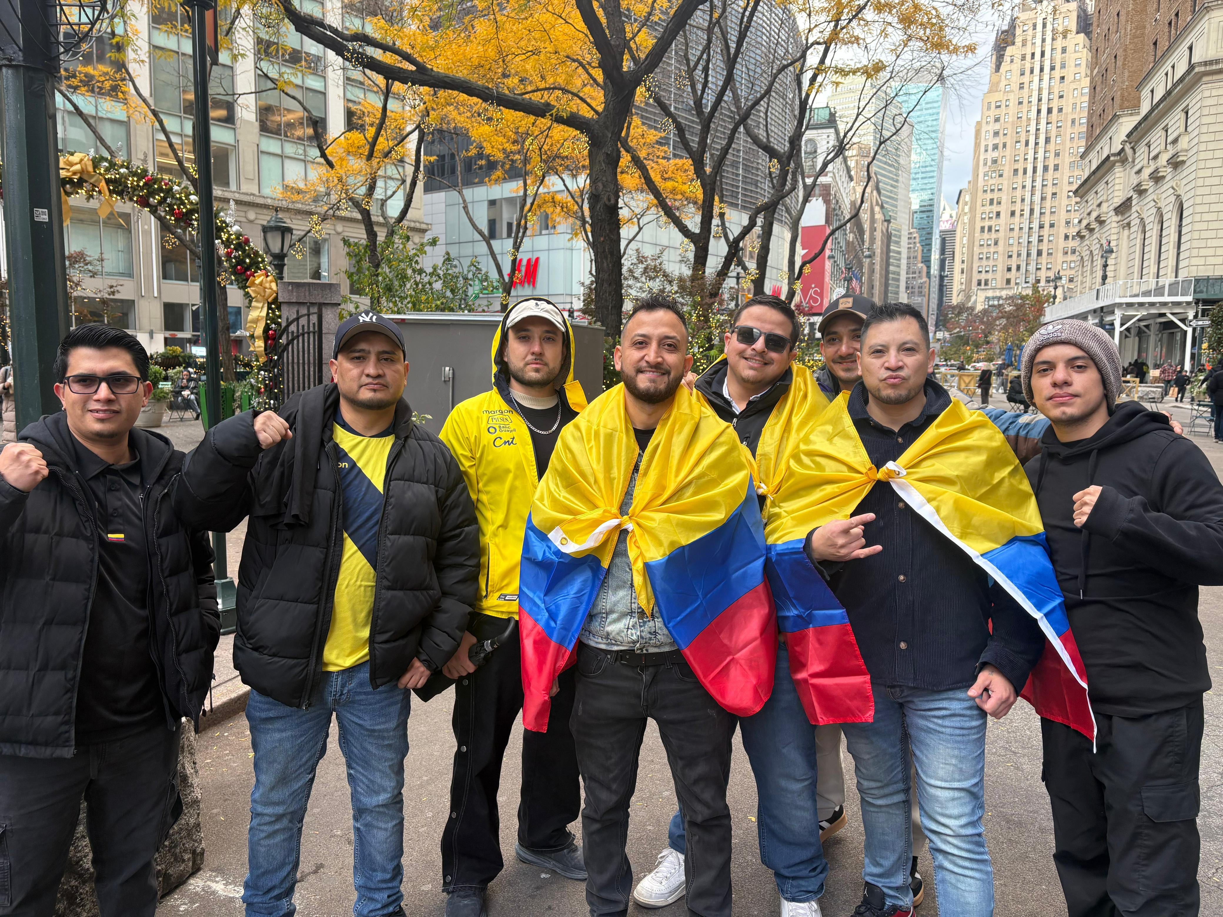 Ecuatorianos hacen barra por Michael Morales en Manhattan