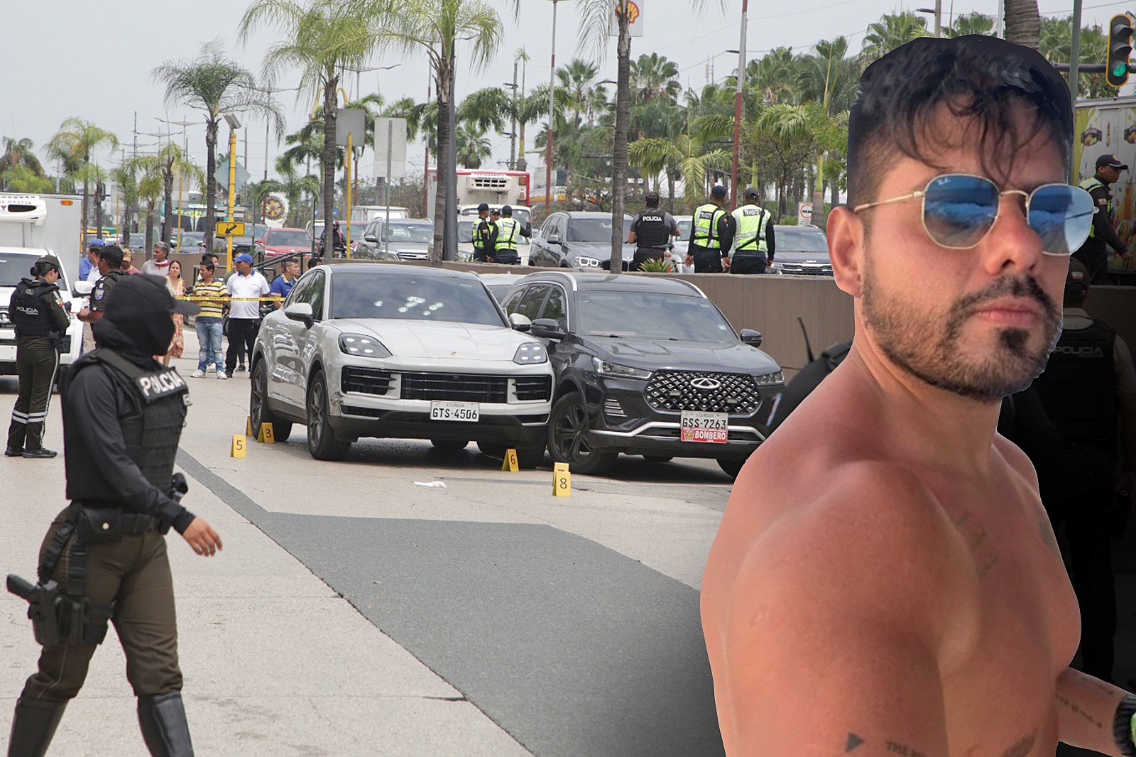 Samborondón: esto halló la Policía en el Porsche de Bryan Soria ...