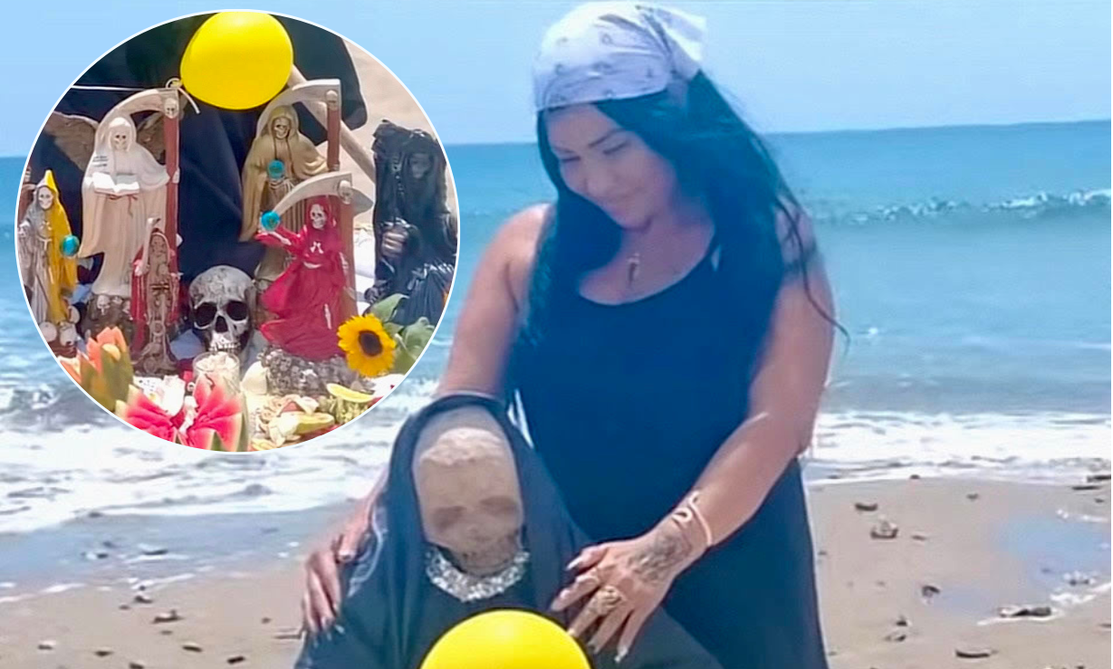 Mujer asesinada en Portoviejo mostraba su culto a la Santa Muerte