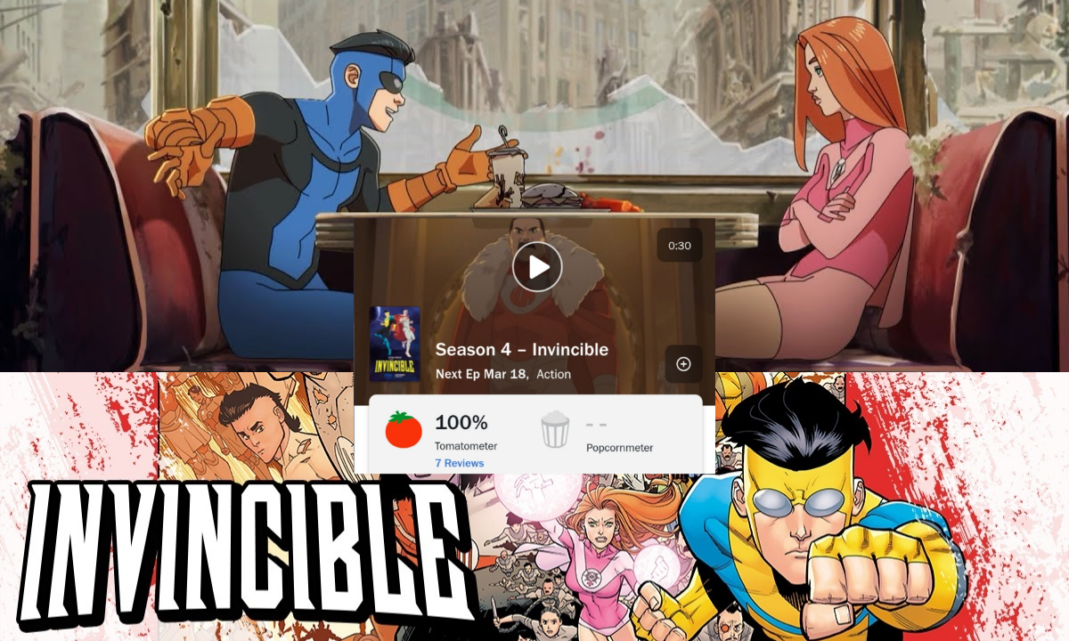 'Invincible' temporada 4 debuta con 100% en Rotten Tomatoes